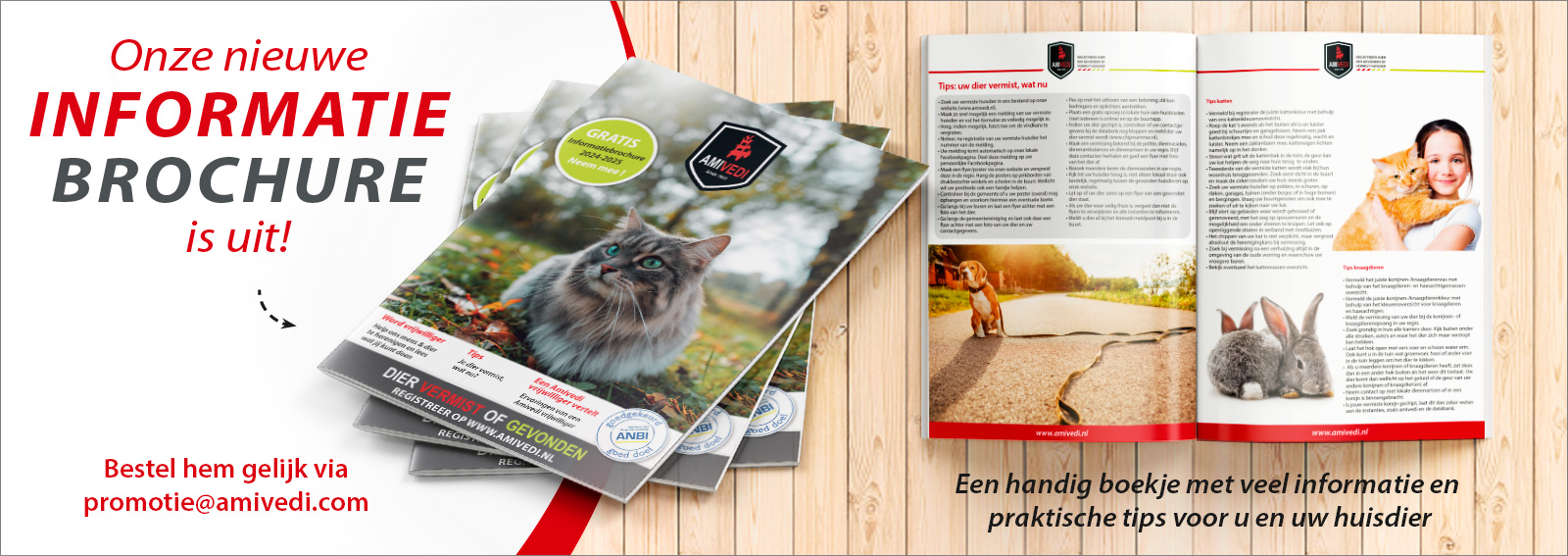 Registreer je vermiste huisdier bij Amivedi | Amivedi